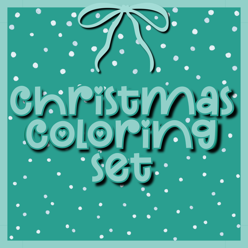 Christmas Coloring Set – Socially Obsessed